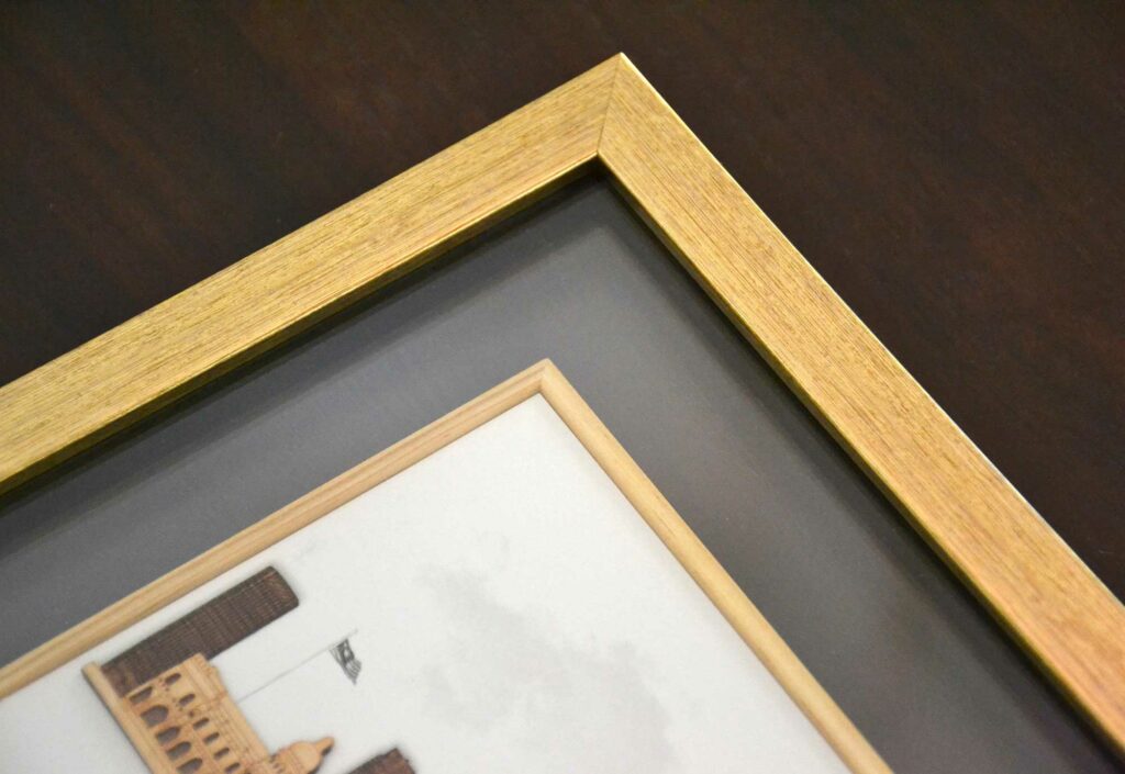 Framed Picture : Wood-cut Skyline of Kuala Lumpur – Intouch Stationery ...