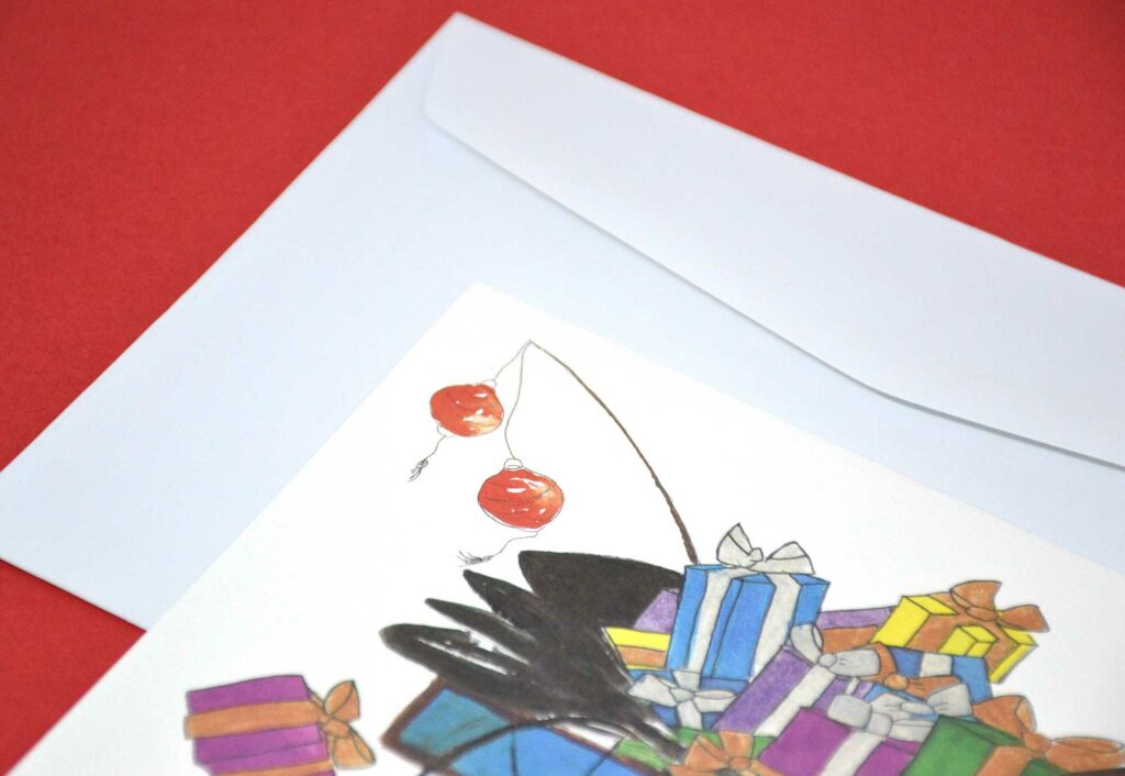 Santa Pulling Rickshaw – Intouch Stationery Singapore