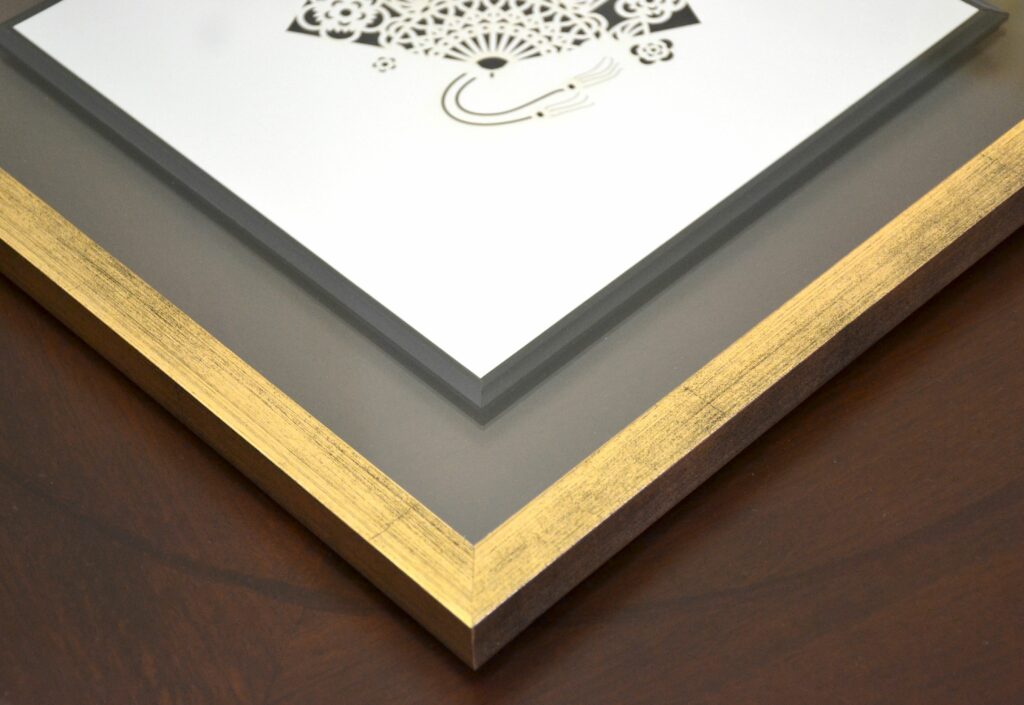 Framed Picture : Laser-cut Fan – Intouch Stationery Singapore