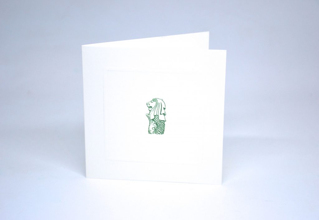 Notelet : Merlion – Intouch Stationery Singapore